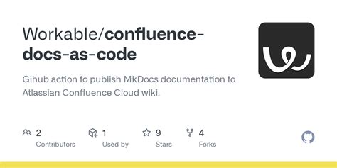 Github Workable Confluence Docs As Code Gihub Action To Publish Mkdocs Documentation To