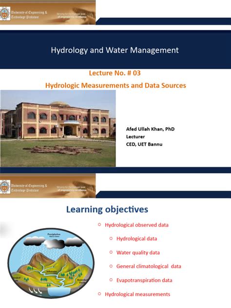 Hydrology Lecture 3 Pdf Discharge Hydrology Rain
