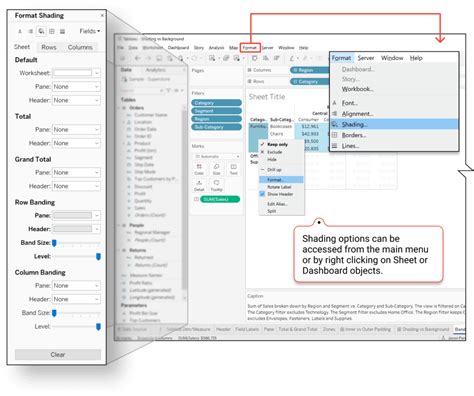 Tableau Formatting Series How To Use Shading And Backgrounds