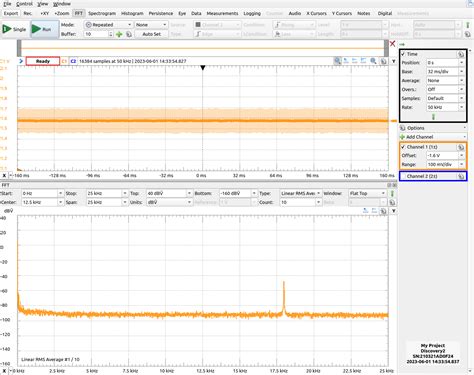 Ad2 Measured Noise Frequency Dependent On Sampling Frequency Test And Measurement Digilent Forum