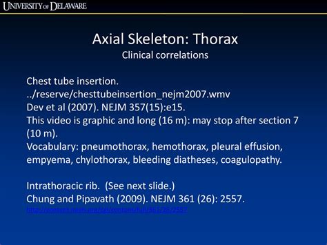 Axial Skeleton Thorax Ppt Download
