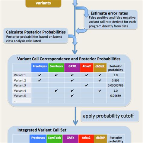 Overview Of Baysic Algorithm Sets Of Variant Calls Produced From One
