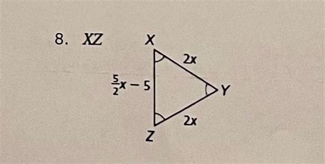 Solved 8 XZ Chegg Com