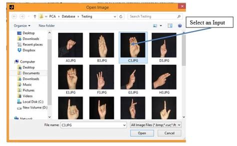 Front End Of PCA Interface Figure 8 Database To Take Input Image Download Scientific Diagram