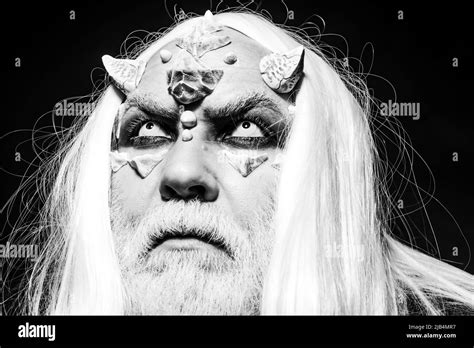 Burning Diabolic Demon Summons Evil Forces And Opens Hell Horror With