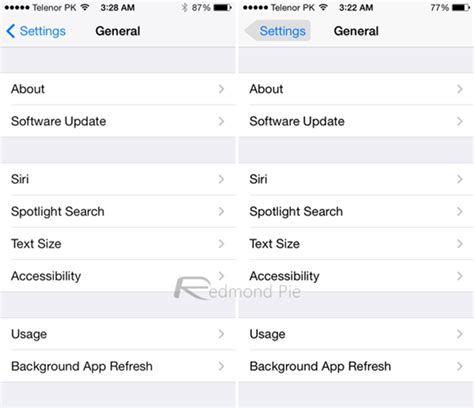 Ios Vs Ios Side By Side Visual Comparison Images Redmond Pie