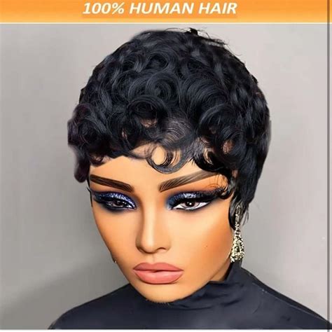 Pixie Cut Wig Human Hair Pixie Cut Wig Pixie Cut Human Hair Color