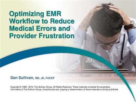 Optimizing Emr Workflow To Reduce Medical Errors And Physician Frustrat