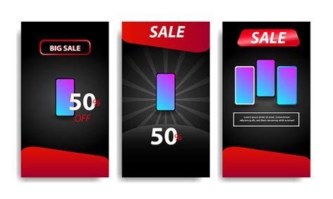 소셜 미디어 스토리 스토리 수직 웹 배너 전단지 포스터 및 브로셔를 위한 그라데이션 레드 블랙 및 생생한 보라색 색상의 수직