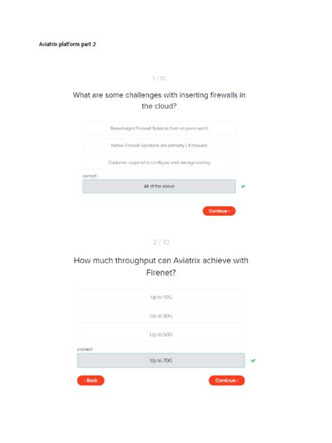 Aviatrix Associate Cloud Engineer Pdf