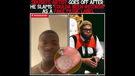 Druskis Artist Glock 30 Blast Coulda Been Records As A Fake Music