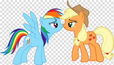 Rainbow Dash And Applejack Kiss Rainbow Dash And Applejack My Little