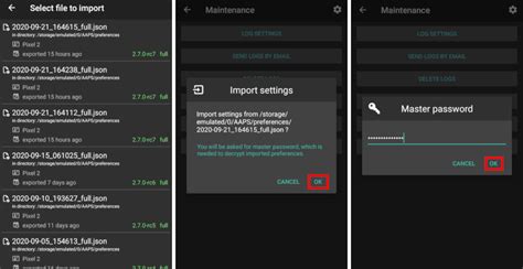 creating and restoring back ups — androidaps 3 3 documentation