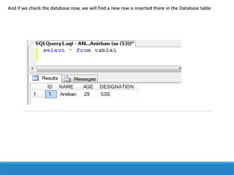 Create Database With Mule Ppt