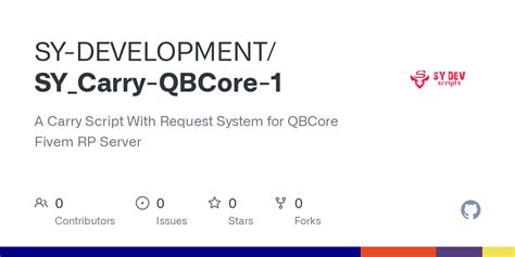 Sy Carry Qbcore 1 Config Lua At Main · Sy Development Sy Carry Qbcore 1