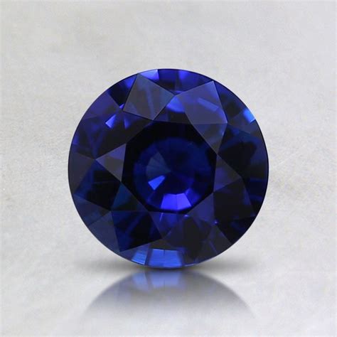 6mm Blue Round Lab Created Sapphire Gemstones Trending Engagement