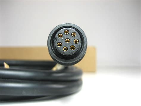 Simrad Videocomms Cable 000 0129 001 8 Pin Connector To Bare Wires For