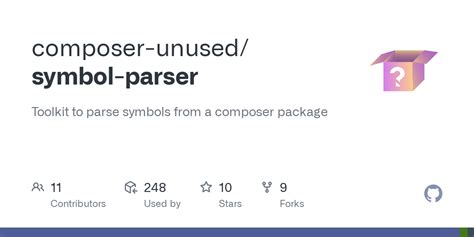 Github Composer Unusedsymbol Parser Toolkit To Parse Symbols From A
