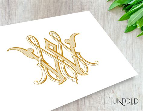 Wm Or Mw Name Initials Classic Monograms Wedding Monogram Or First And