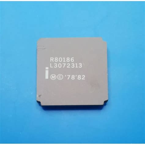 Intel R80186 8mhz Cpu Socket Clcc68 Micro Processor 16bit Shopee Thailand