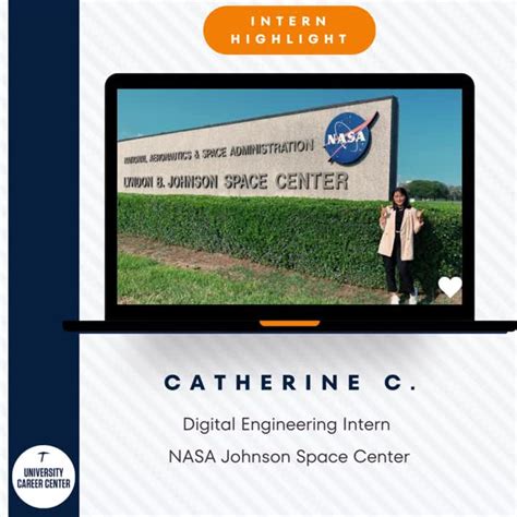 Mehrin Chowdhury On Linkedin Internship Highlight Catherine C Completed An Internship With Nasa