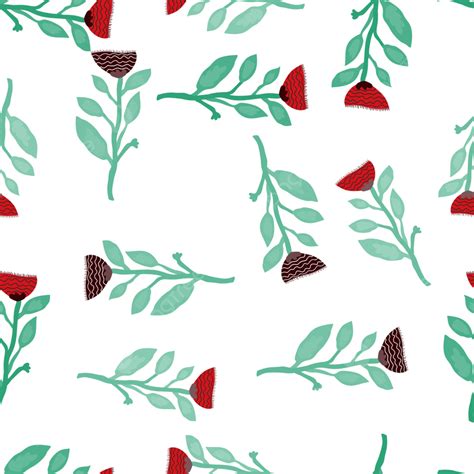 Contemporary Flower Seamless Pattern Background Wallpaper Elegant Beautiful Background Image