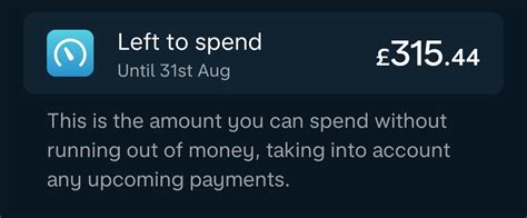 Left To Spend Date Help Monzo Community