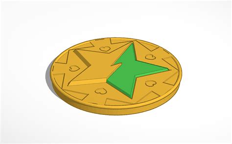 3d design ludo and star wand combine tinkercad