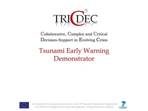 tridec tsunami decision support pptx