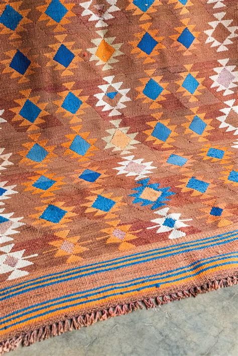 Blue Orange Runner 6778 Retrouvius