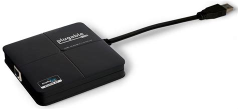 Plugable Usb 3 0 Dual Display Adapter For Multiple Monitors With Gigab