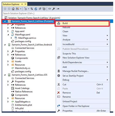 Searching A Name From The Listview Using Xamarinforms For Uwp