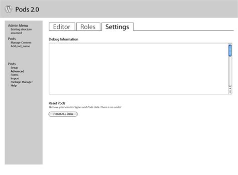 Pods 2 0 UI Advanced Pods Framework