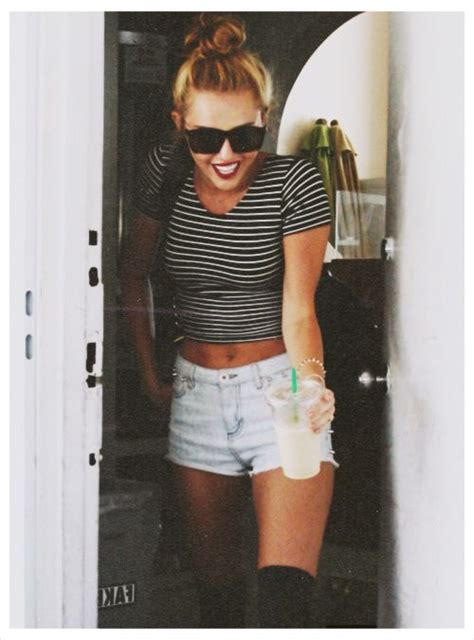 Miley Cyrus Top Knot Fashion Style Women
