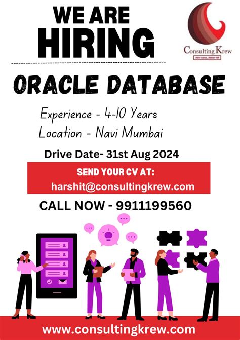 Consulting Krew Pvt Ltd On Linkedin Oracledatabase Navimumbai Consultingkrew Hiring