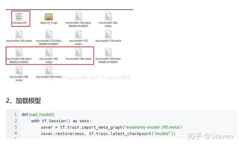 Tensorflow 加载模型 知乎