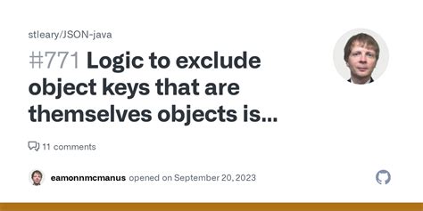 logic to exclude object keys that are themselves objects is imperfect