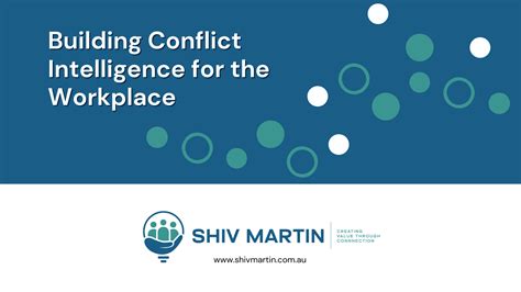 Building Conflict Intelligence For The Workplace Shiv Martin