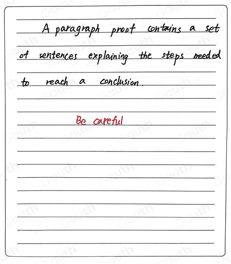 Solved A Paragraph Proof Uses Inductive Reasoning To Prove A Statement Contains A Table With A