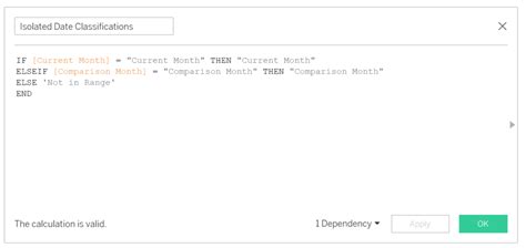 How To Automatically Compare Date Periods In Tableau