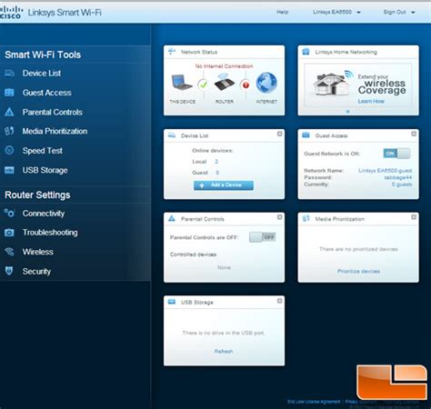 Cisco Linksys EA6500 Smart Wi Fi Router Review Page 3 Of 7 Legit Reviews