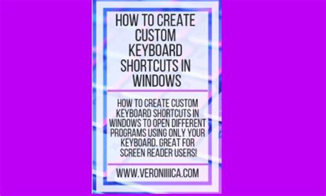 How To Create Custom Keyboard Shortcuts In Windows Perkins School For