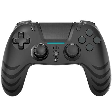 Ps4 Wireless Gamepad With Six Axis Dual Motor Vibration For Ps4 Android And Ios Black