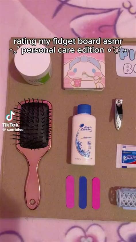 Rating A Fidget Board Asmr Personal Care Edition In 2024 Asmr