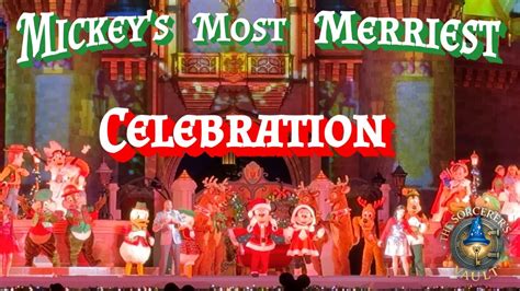Mickeys Most Merriest Celebration Full Christmas Stage Show At Magic