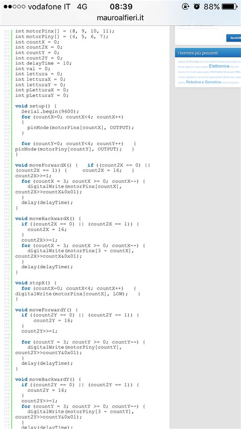 Pilotare Due Motori Stepper Rispetto Ad Una Funzione Software Arduino Forum