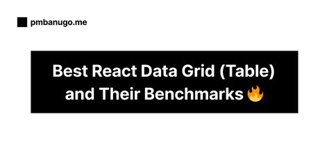 Best React Data Grid Table Libraries For 2025