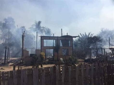 ကနီမြို့နယ် နတ်ကြီးရွာကို စစ်ကောင်စီလေကြောင်းမှ ဗုံးကြဲတိုက်ခိုက် Bur Mizzima Com