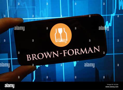 In This Photo Illustration The Brown Forman Company Logo Is Seen
