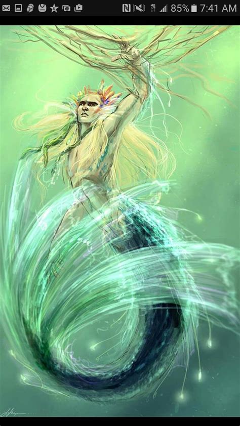 Merfolk God Merrow Irish Merrow Mythology Mermaid Magic